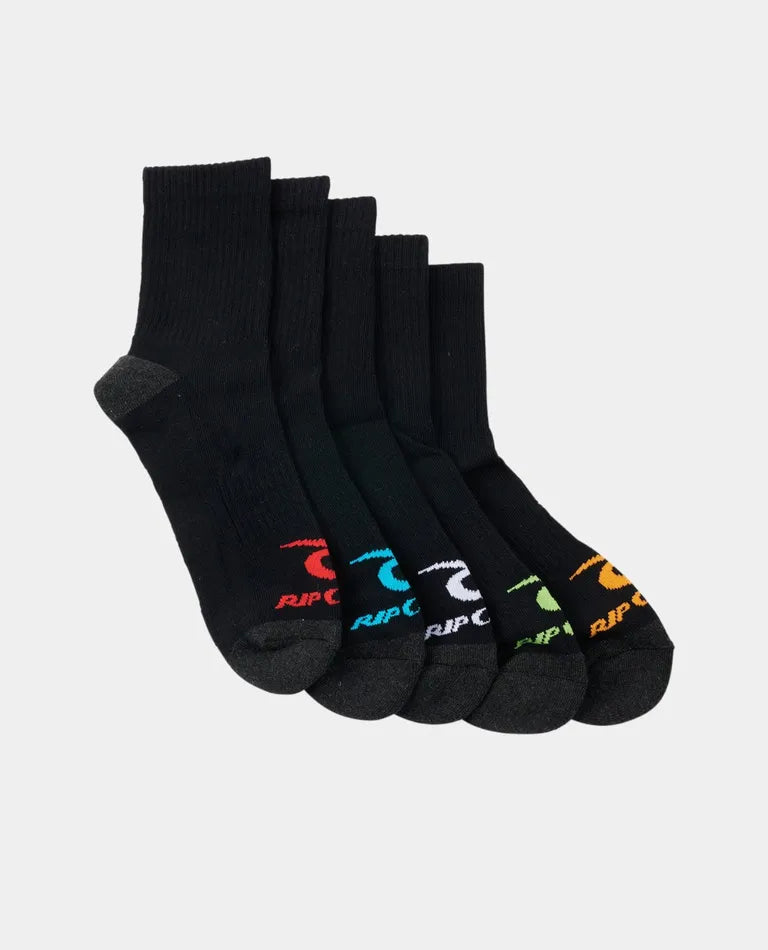 Corp Crew Sock 5 Pack - Boy – arenasurfandsports